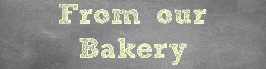 fresh bread and cake